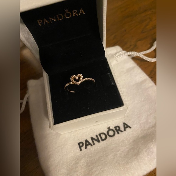 Pandora | Jewelry | Pandora V Shaped Promise Ring | Poshmark